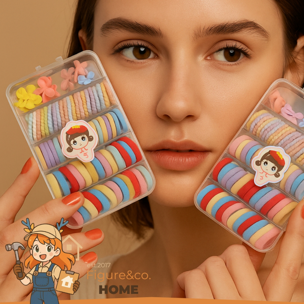 Jual [FM] - Ikat Rambu Anak Karet Rambut Box Ikat Rambut Kotak isi ...