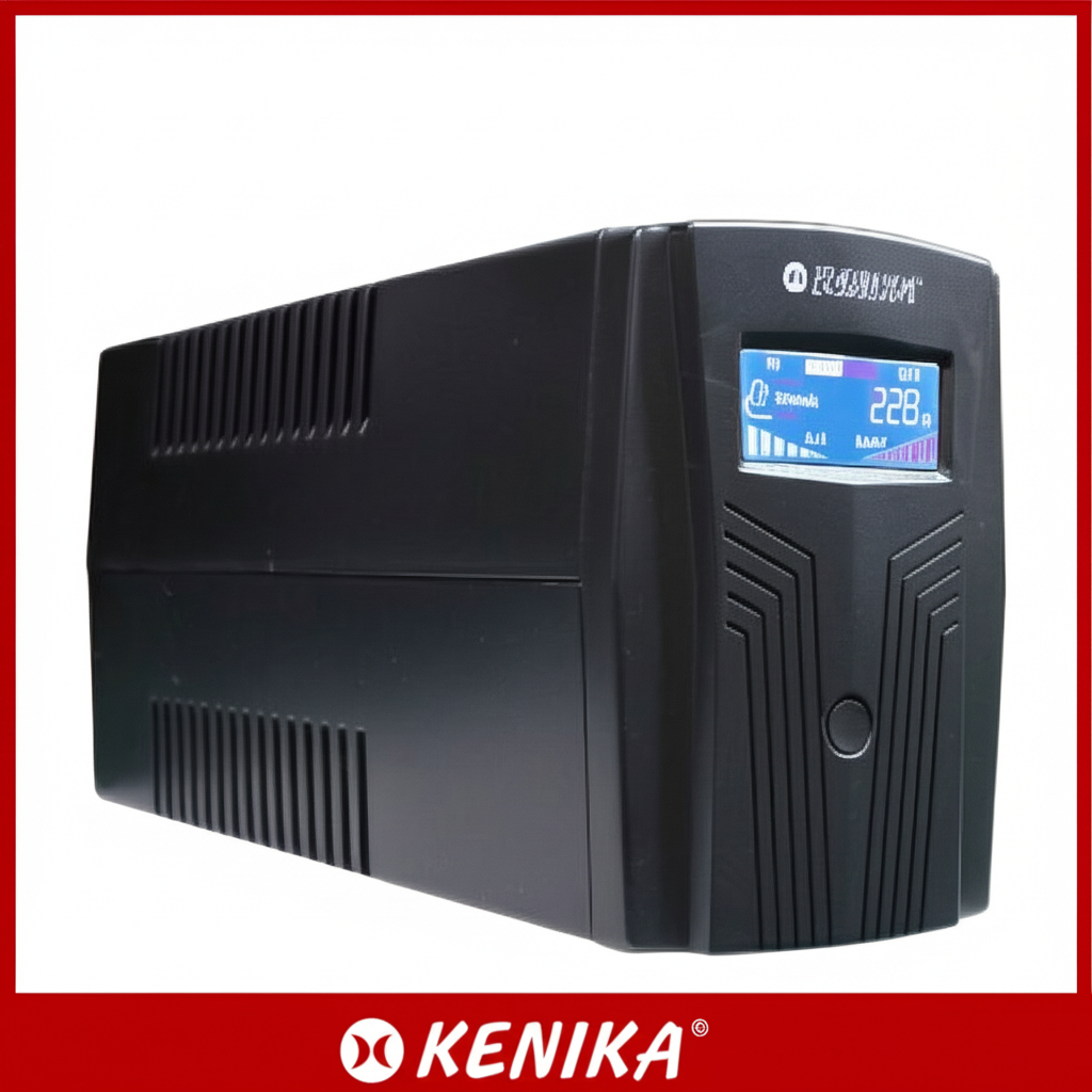 Jual KENIKA UPS With LCD Display 600 VA SMART UPS BACKUP STABILIZER ...