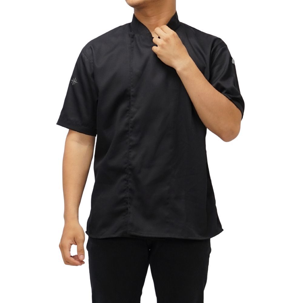 Jual Finecooks - Chef Jacket - Romain Basic Baju Masak Lengan Pendek ...