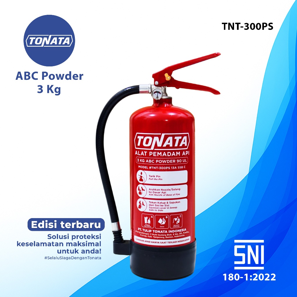 Jual Tonata APAR ABC Powder Set Komplit 3Kg | Shopee Indonesia