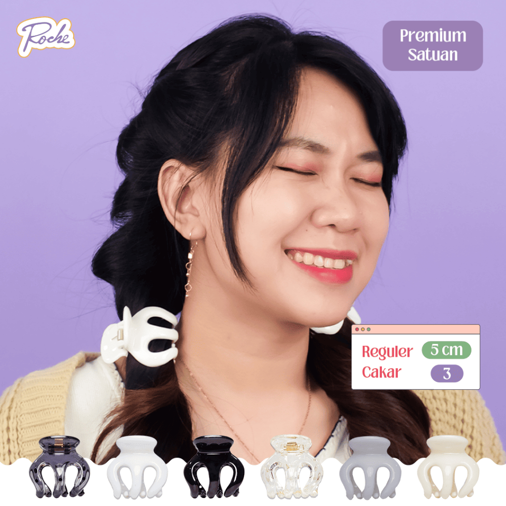 Jual Roche - Jedai Jepit Ori Bangkok Reguler Cakar 3 Ukuran 5 cm ...