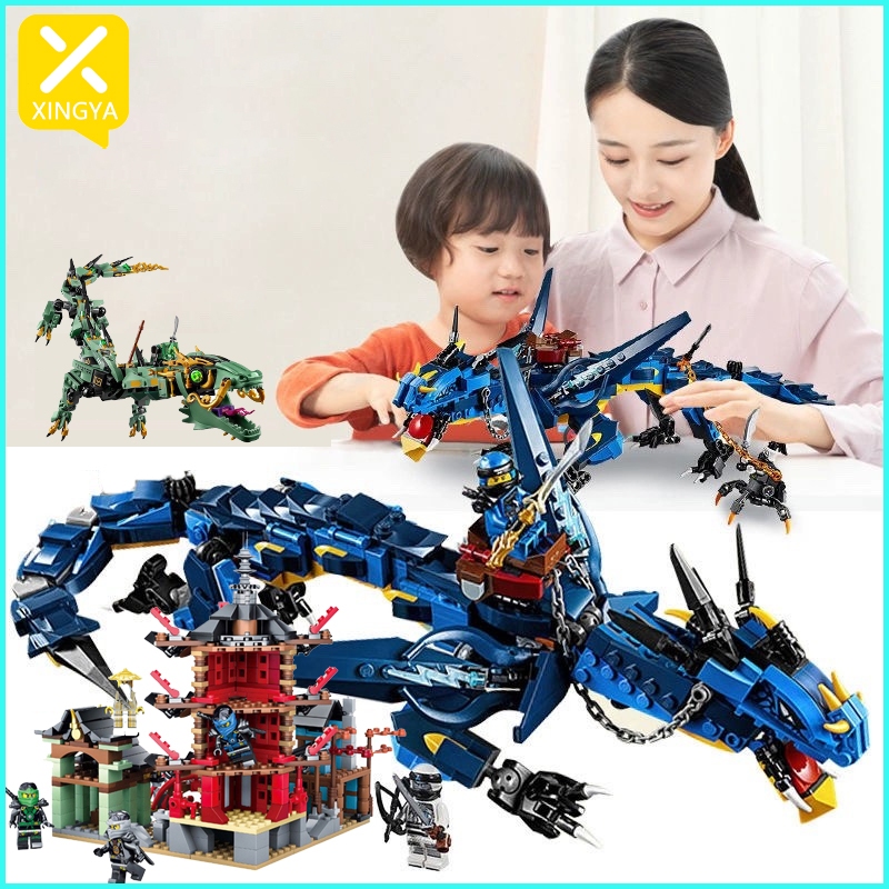 Jual XINGYA Mainan Ninja Naga Ninjago 3D 810 Pcs Kuil ModelPendidikan ...