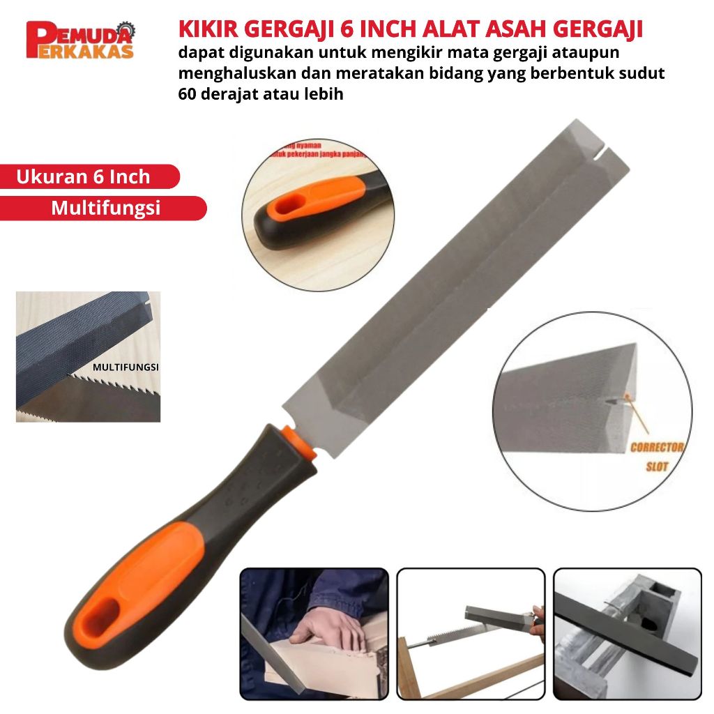 Jual Kikir Gergaji T12 Gergaji Flat Besar File 6 Inch Alat Tangan ...