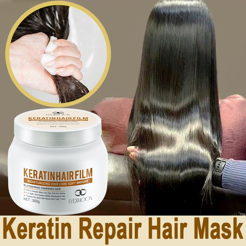 Jual （100% Asli）Masker rambut keratin hair mask keratin masker rambut ...