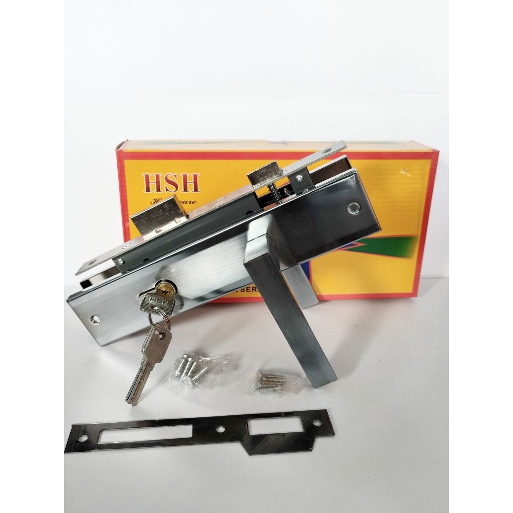 Jual HSH Gagang Handle Kunci Pintu Rumah Besar Set 25cm | Shopee Indonesia
