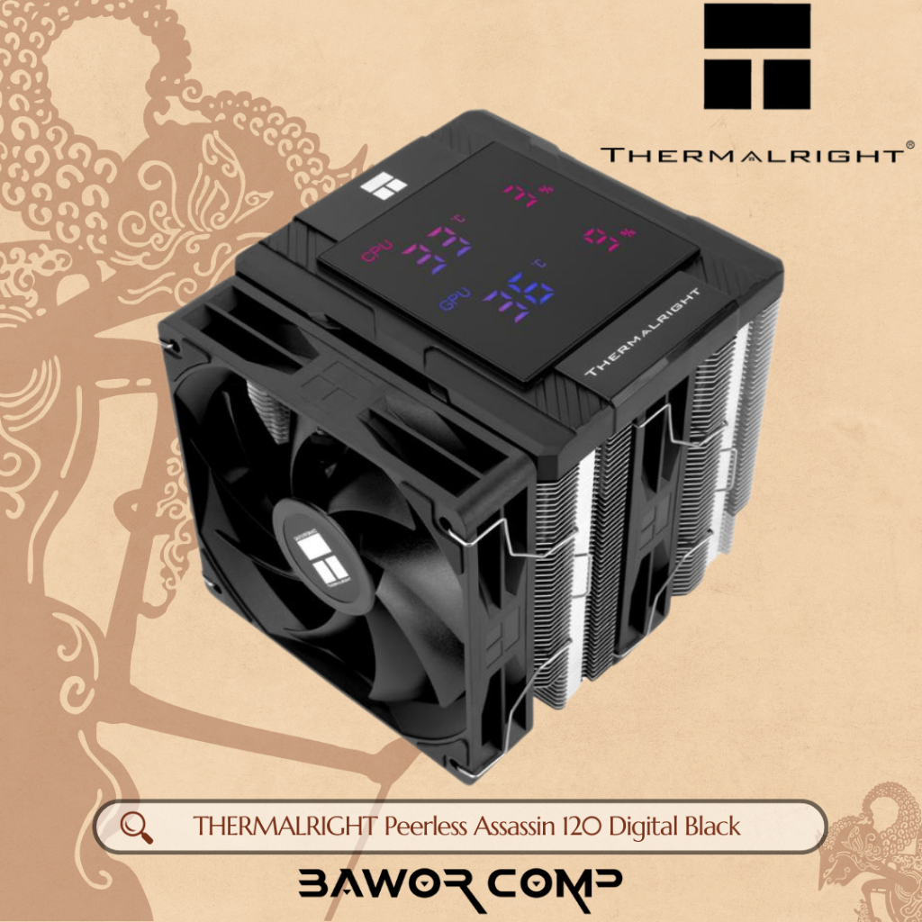 Jual Thermalright Peerless Assassin 120 Digital Black | HSF CPU Cooler ...