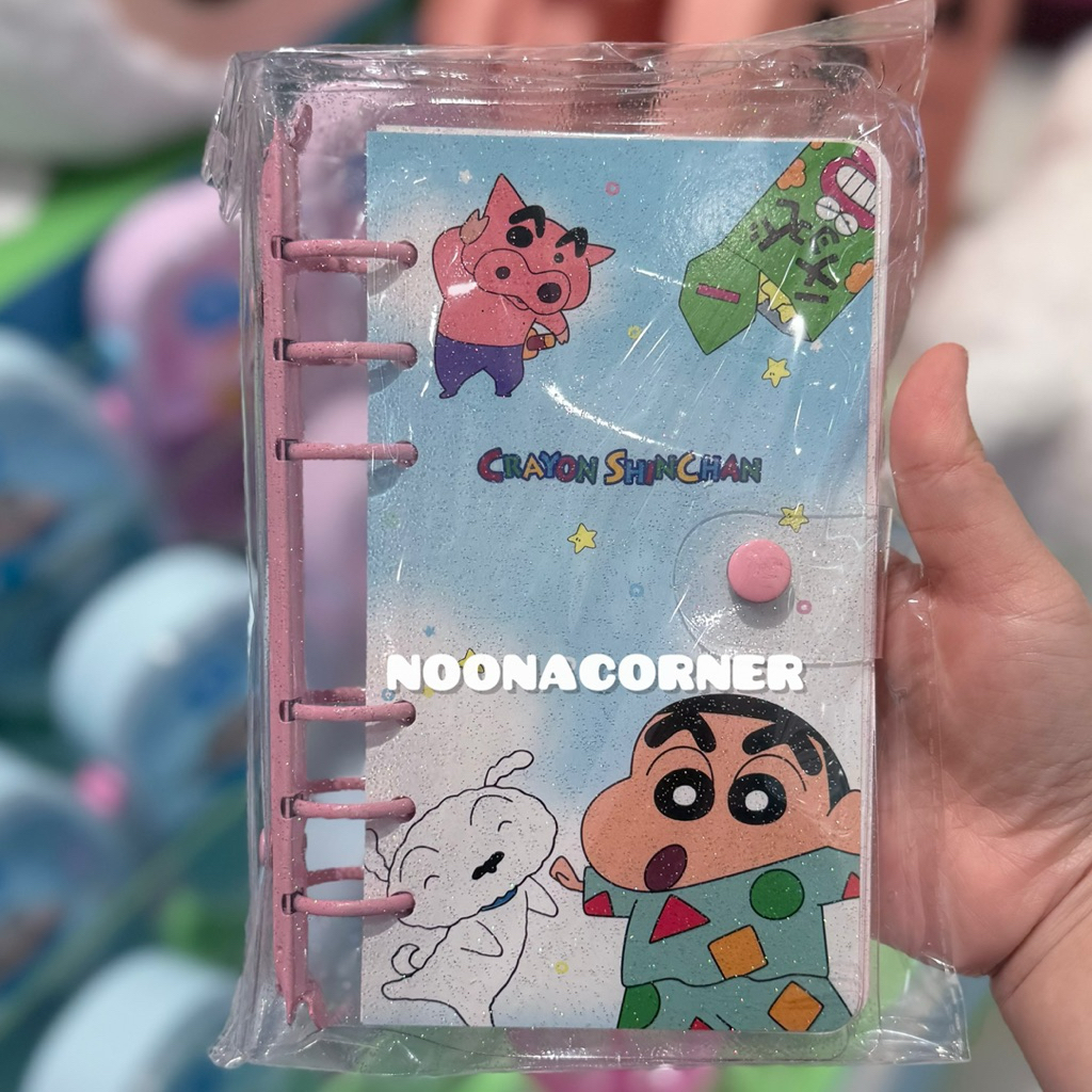 Jual Miniso x Shinchan ‼️ Binder / Loose Leaf Book With Cover Crayon ...