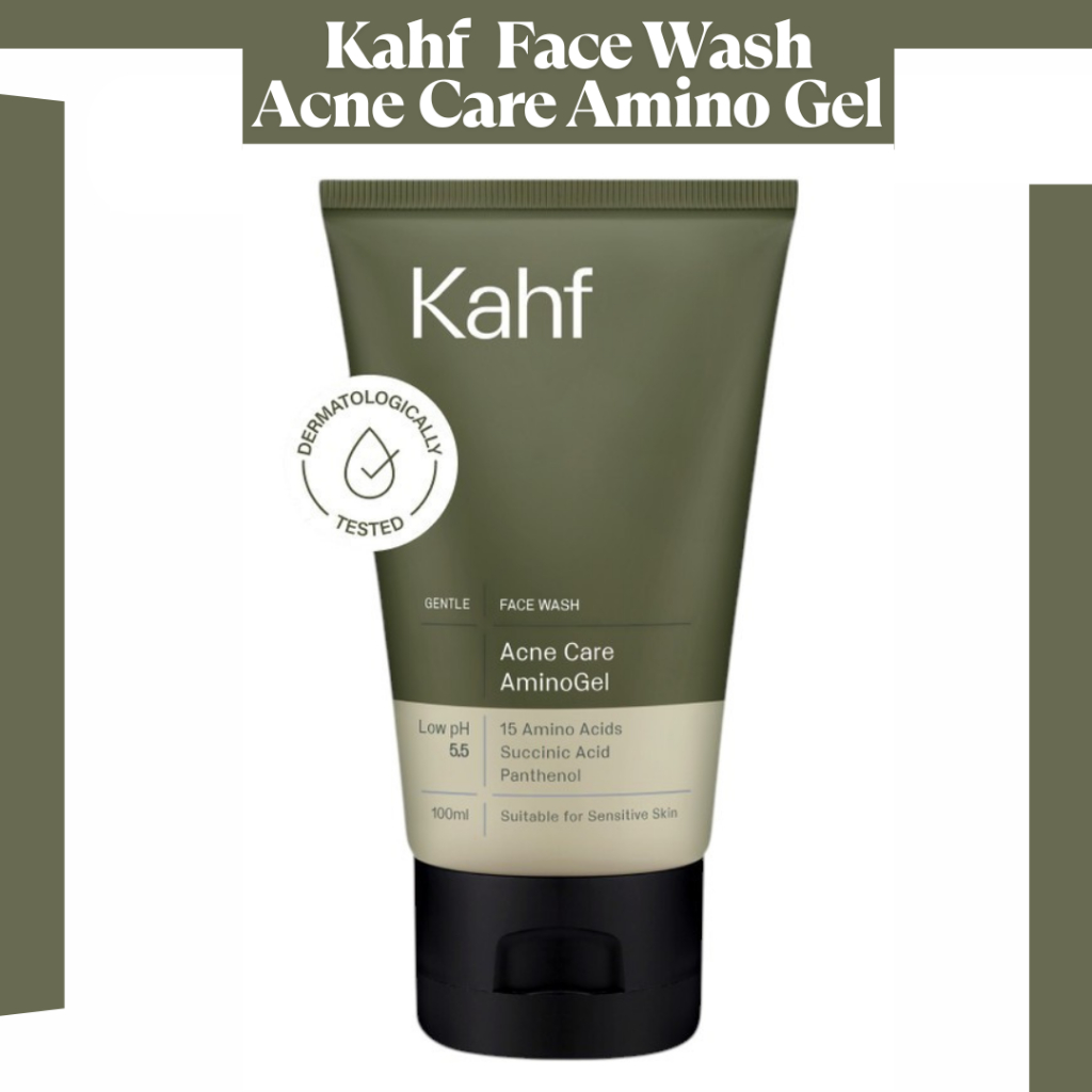 Jual Kahf Acne Care Amino Gel Face Wash 100 ml/Pembersih Wajah | Shopee ...