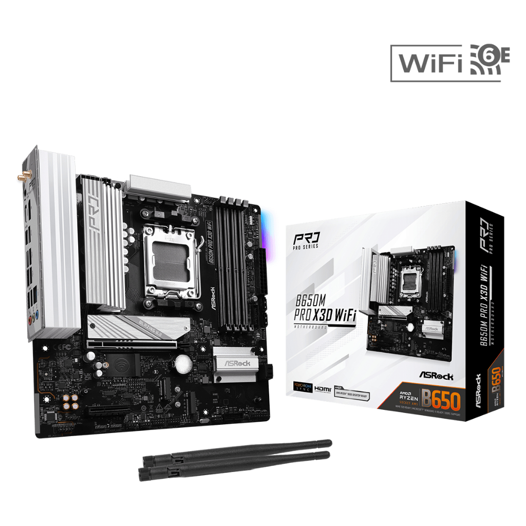 Jual Asrock B650M PRO X3D WIFI - AMD B650 DDR5 AM5 Motherboard - WTC ...