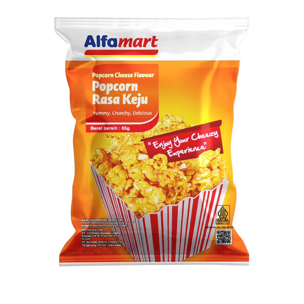 Jual Popcorn keju 65 gram merek Alfamart | Shopee Indonesia