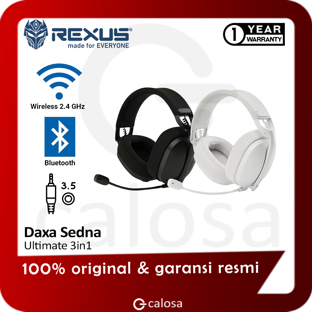 Jual Rexus Headset Daxa Sedna Ultimate 3 in 1 | Shopee Indonesia