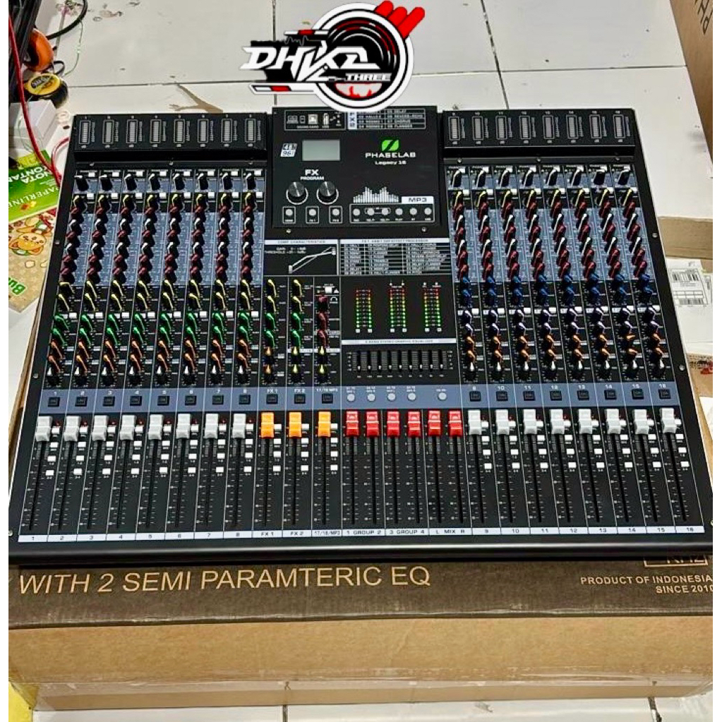Jual MIXER PHASELAB LEGACY 16 CHANNEL BARU 6 TONE, 6AUX, Double Efx ...