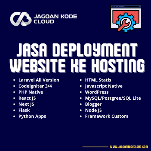 Jual Jasa Deployment Website Ke Hosting & Upload/Pasang Script Tertentu Garansi 100% | Shopee ...