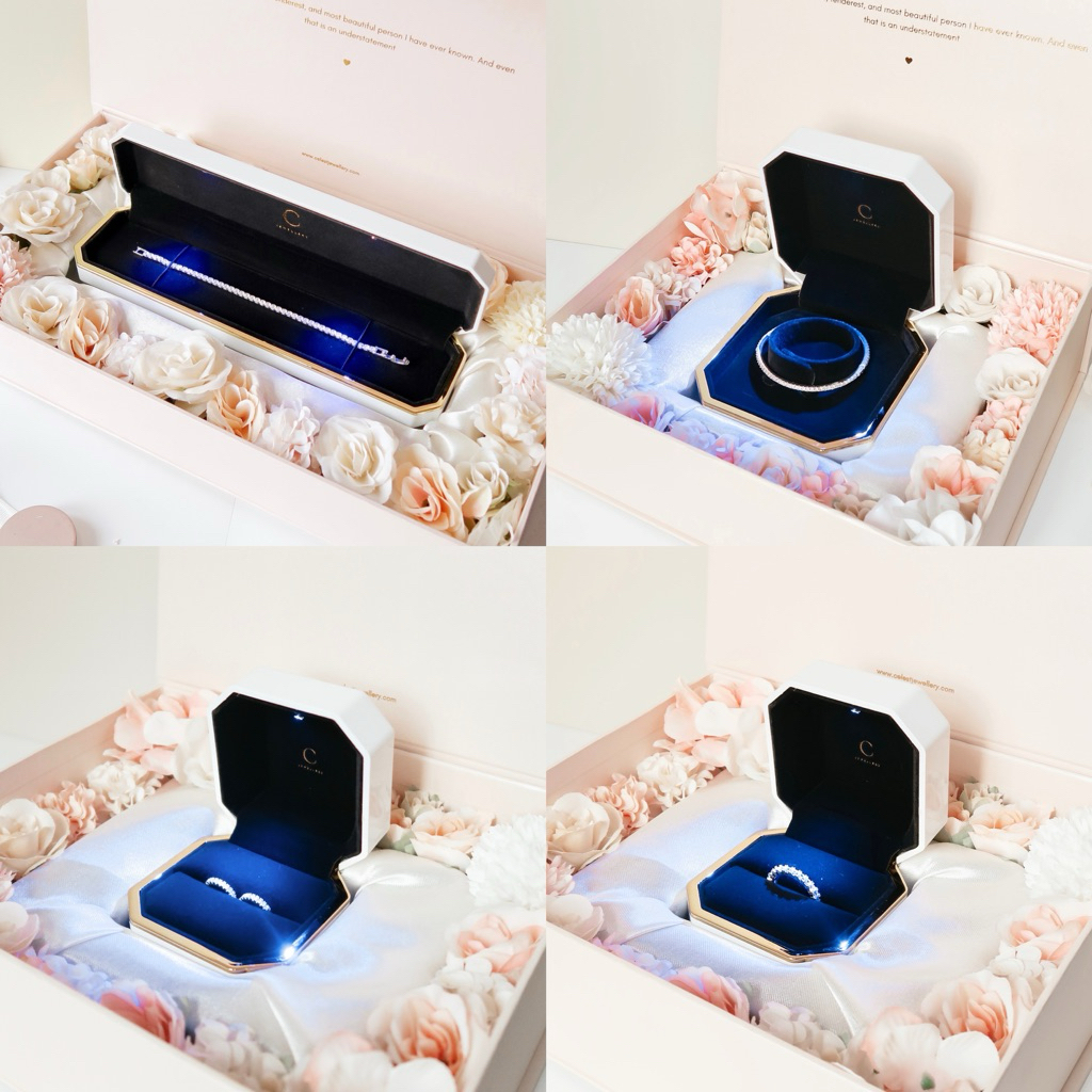 Jual [ADD-ON] Celest - Exclusive Flower Jewelry Gift Box | Valentine ...