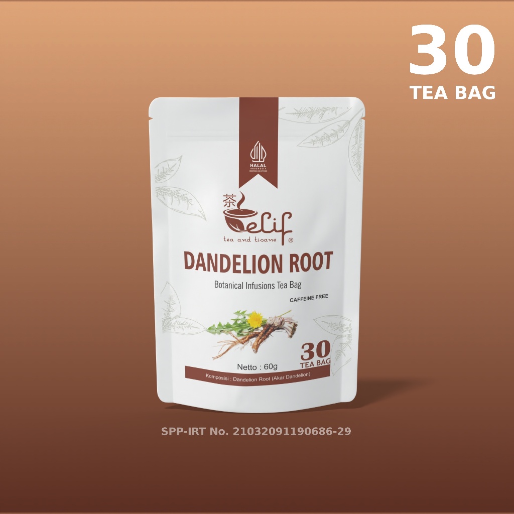 Jual ELIF TEA AND TISANE Roasted Dandelion Root Tea : Super Detox ...