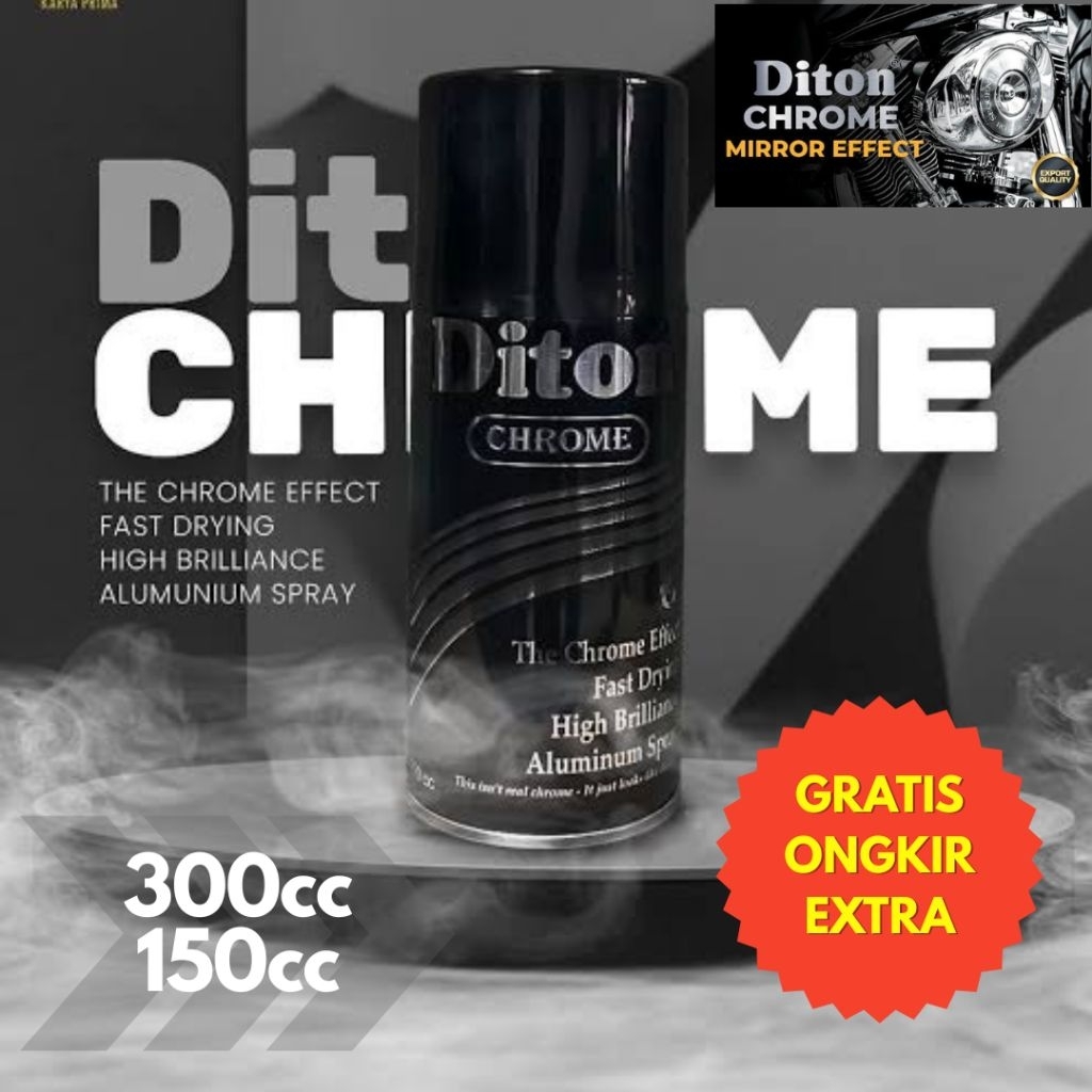 Jual Pilok Pylok Pilox Cat DITON CHROME Krum Crome 300cc & 150cc Cat ...