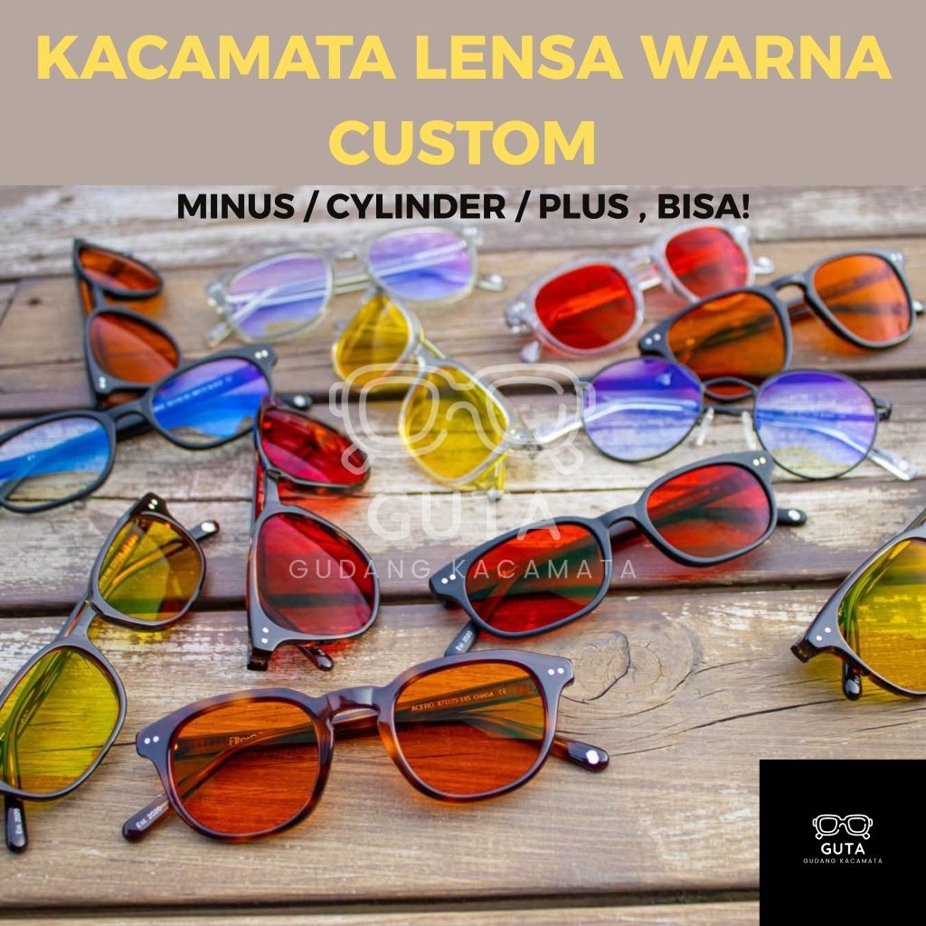 Jual Guta Gudang Kacamata - Lensa Kacamata Minus Warna Custom Bisa ...