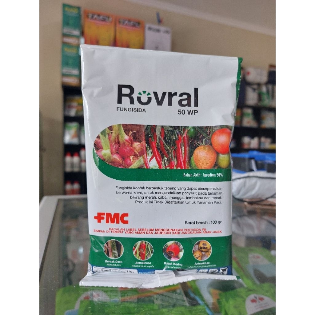Jual Fungisida ROVRAL 50 WP Kemasan 100 GRAM | Shopee Indonesia