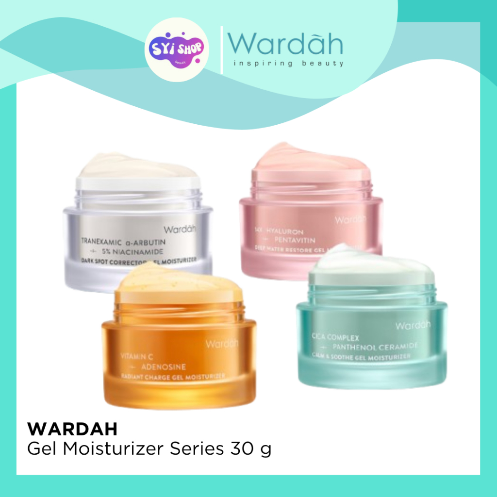 Jual [NEW] Wardah Gel Moisturizer 30g – Cica Complex, Ceramide, Alpha ...