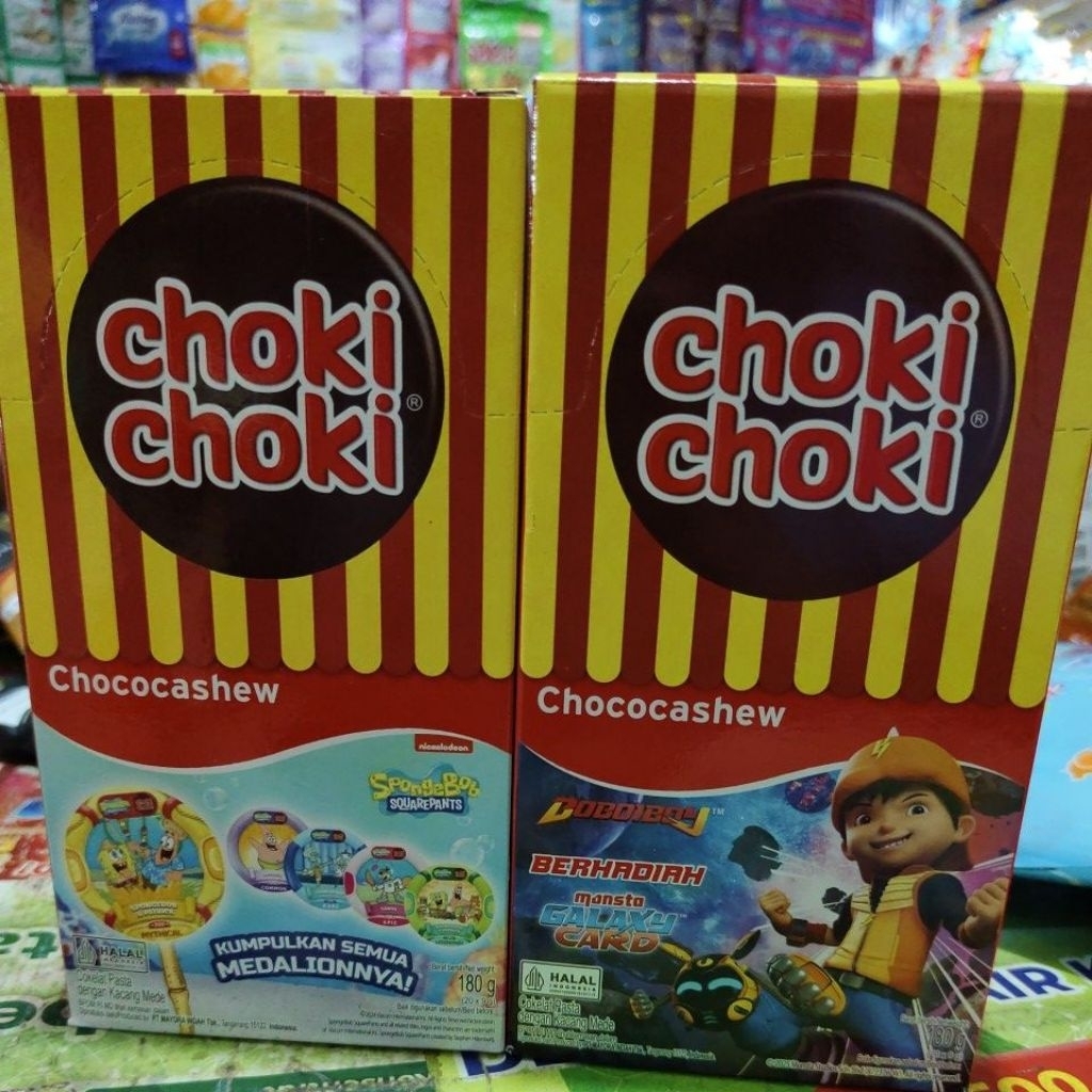 Jual Cokelat Choki Choki chococashew isi 20pcs | Shopee Indonesia