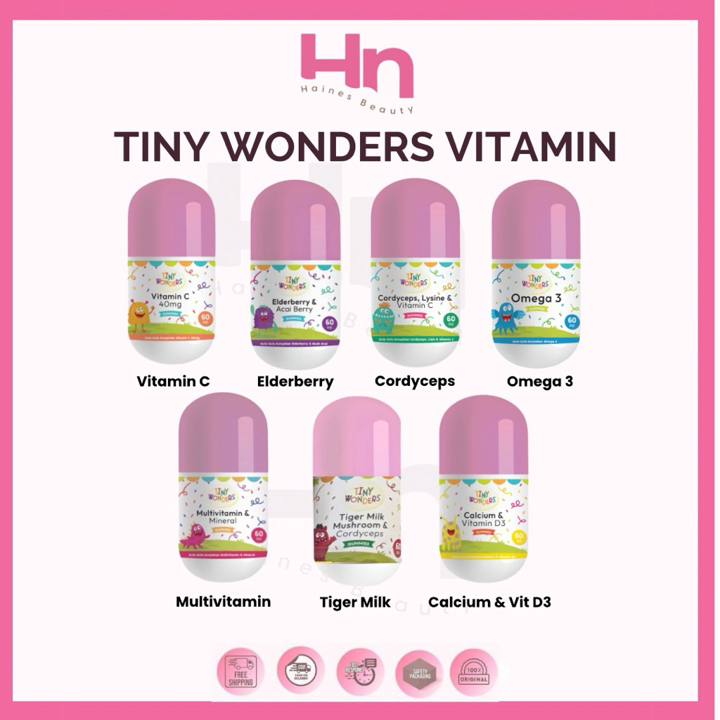 Jual Haines Beauty TINY WONDERS Vitamins / Vitamins C / Multivitamis ...