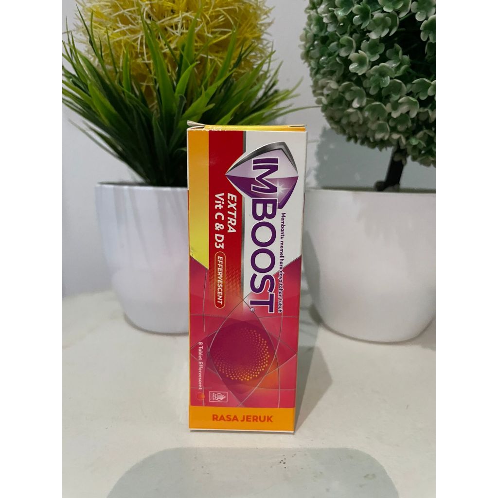 Jual Imboost Effervescent Extra Vitamin C & D3 isi 8 tablet | Shopee ...