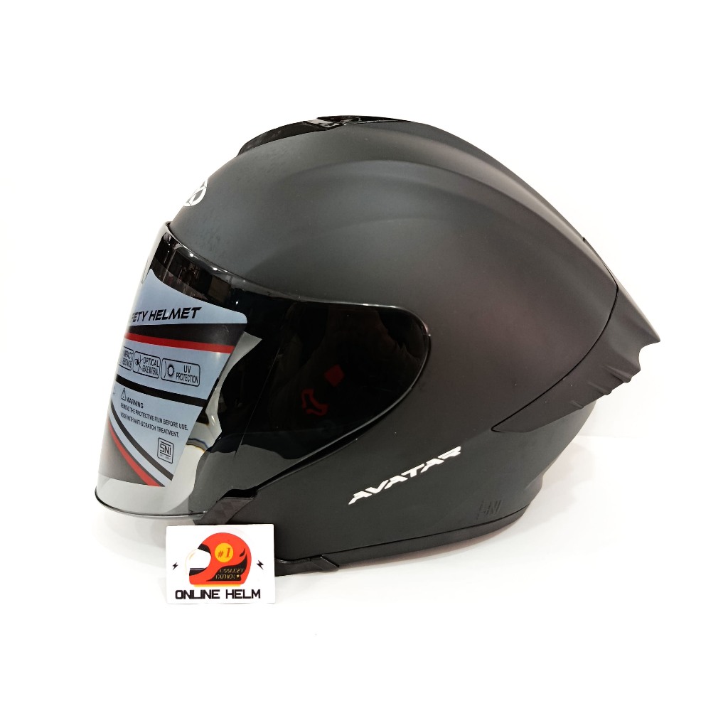 Jual HELM NSX AVATAR ORIGINAL warna hitam doff | Shopee Indonesia