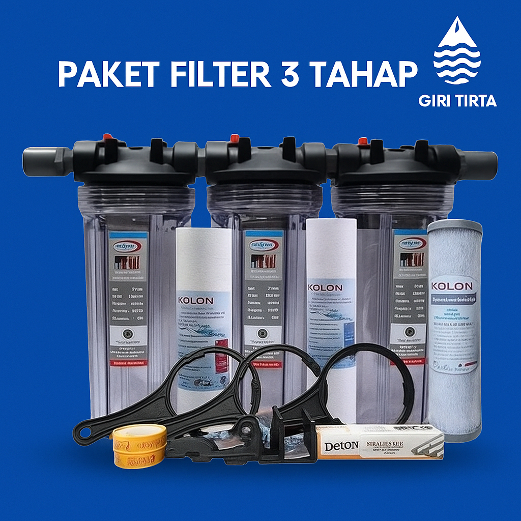 Jual PAKET FILTER AIR SUMUR ATAU PDAM 3 TAHAP - SEDIMEN 10.03 - SEDIMEN ...