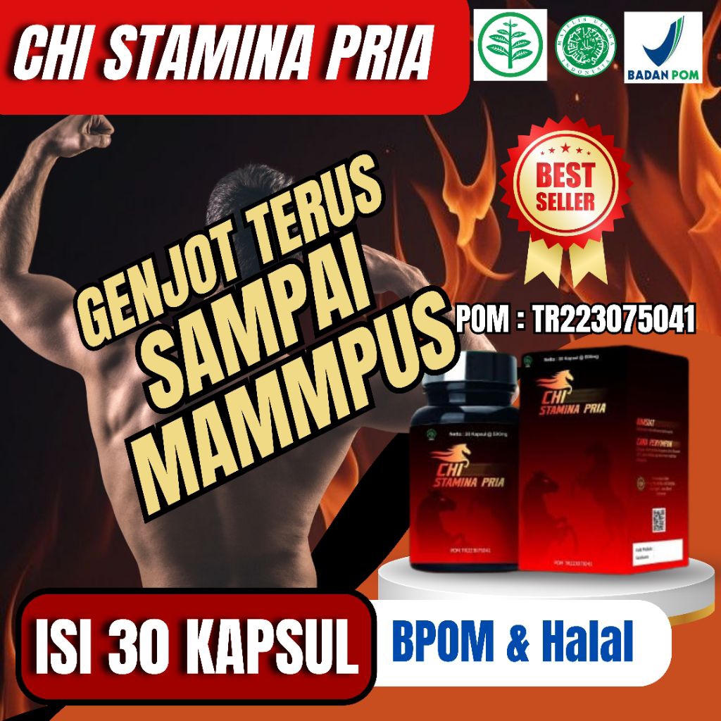 Jual CHI STAMINA Kapsul Pria Dewasa | Herbal Tahan Lama, Percaya Diri & Performa Optimal | Halal ...