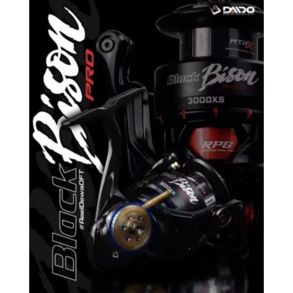 Jual REEL DAIDO BLACK BISON PRO (Power Handle) | Shopee Indonesia
