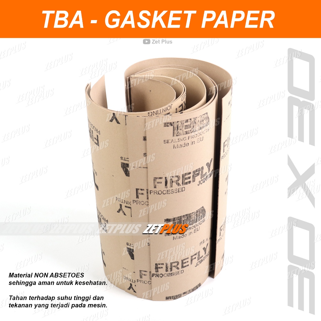 Jual PAKING 30x30 CM GASKET PAPER FIREFLY / TBA Gasket Paper 0.5mm - 0 ...