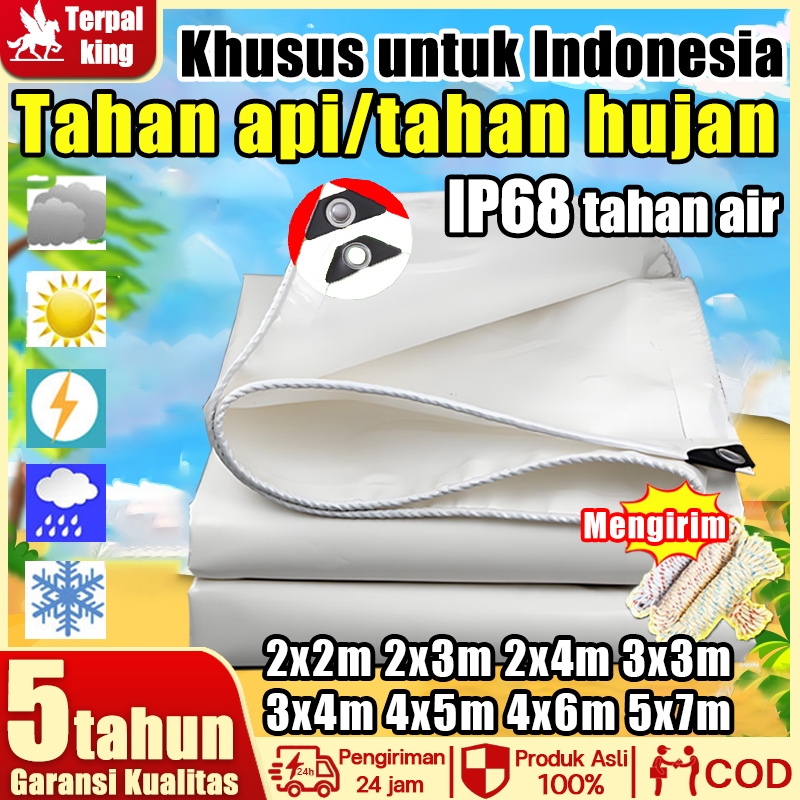 Jual 【Khusus untuk Indonesia】terpal terpal tenda Putih terpal plastik ...