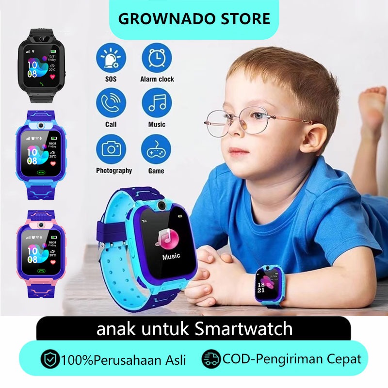Jual 【Ready Stock】Grownado Jam tangan Anti Air anak untuk telepon anak ...