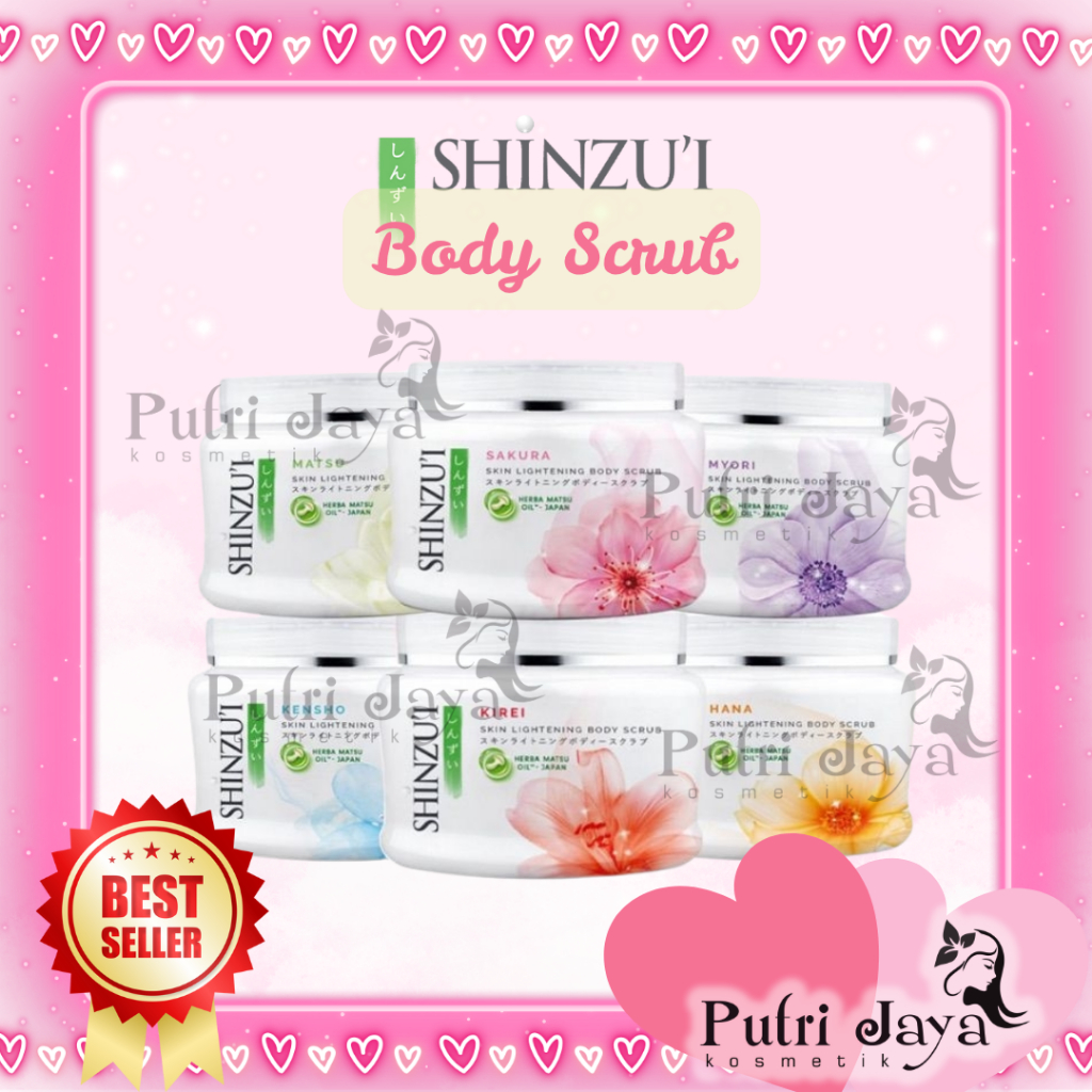 Jual SHINZUI Body Scrub | Lulur Mandi | 100gr / 200gr | Shopee Indonesia