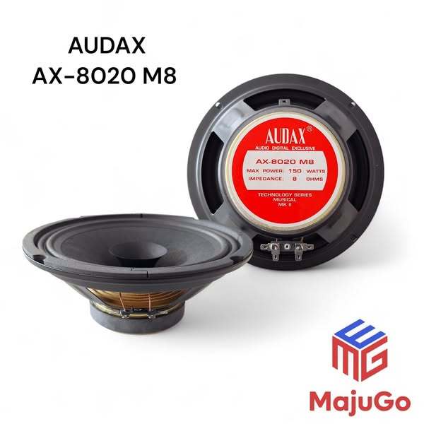 Jual Speaker Audax 8 inch Fullring AX-8020 M8 | Shopee Indonesia