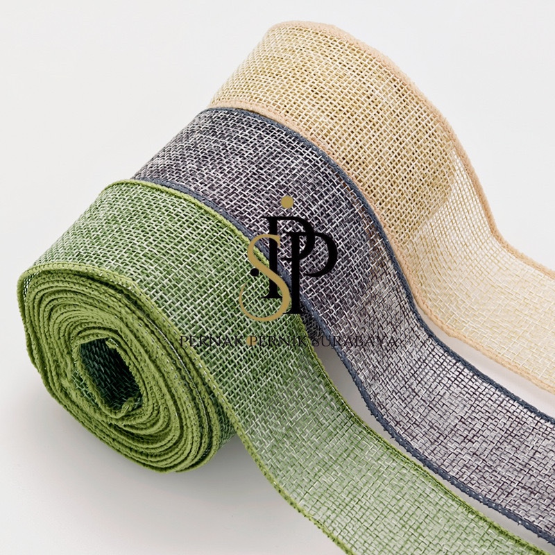 Jual [ 4 CM X 5 YARD] 1 ROLL PITA GONI PITA KADO HAMPERS SOUVENIR ...