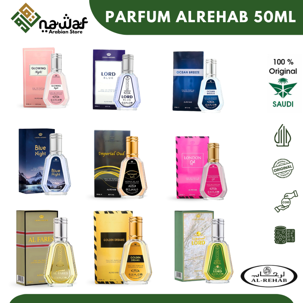Jual Parfum Al Rehab Spray Original Saudi 35ml & 50ml | Shopee Indonesia