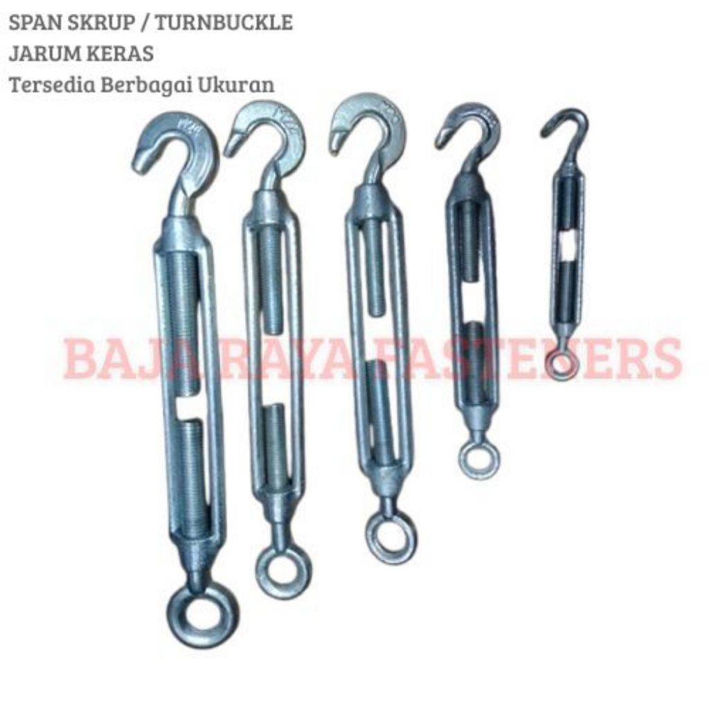 Jual JARUM KERAS / TURNBUCKLE HOOK&EYE / SPANSKRUP M10,M12,M16,M20 ...
