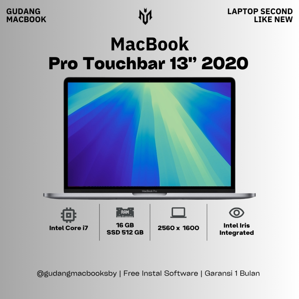 Jual Macbook Pro 2020 Core i5 i7 16/512GB Touchbar Original Bergaransi ...