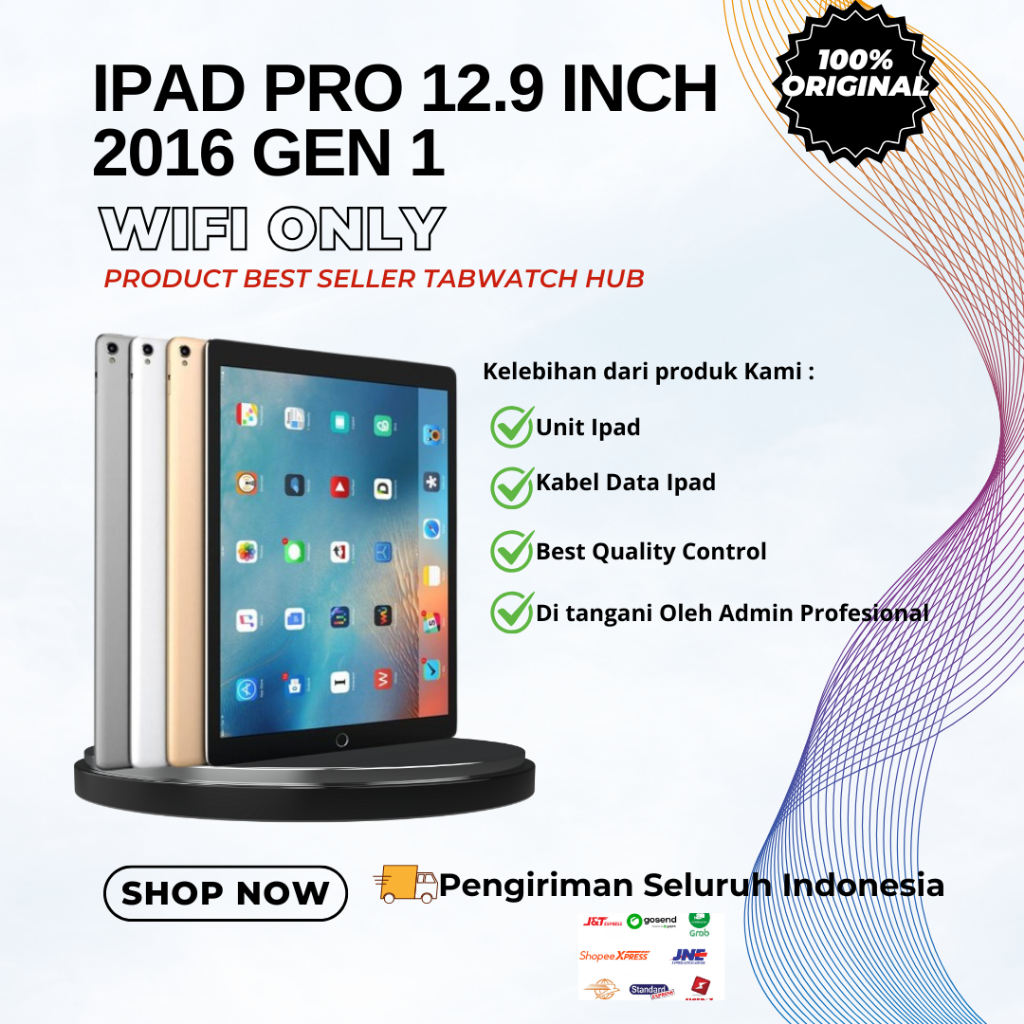 Jual Ipad Pro 12.9 Inch 2016 Gen 1 32GB 128GB 256GB Wifi Only | Shopee ...