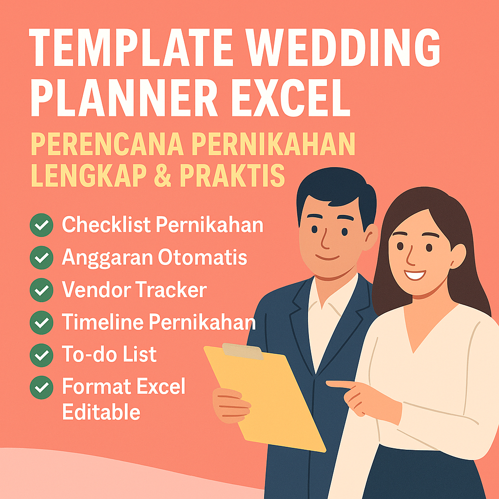Jual (36) Template Wedding Planner Excel – Perencana Pernikahan Lengkap ...