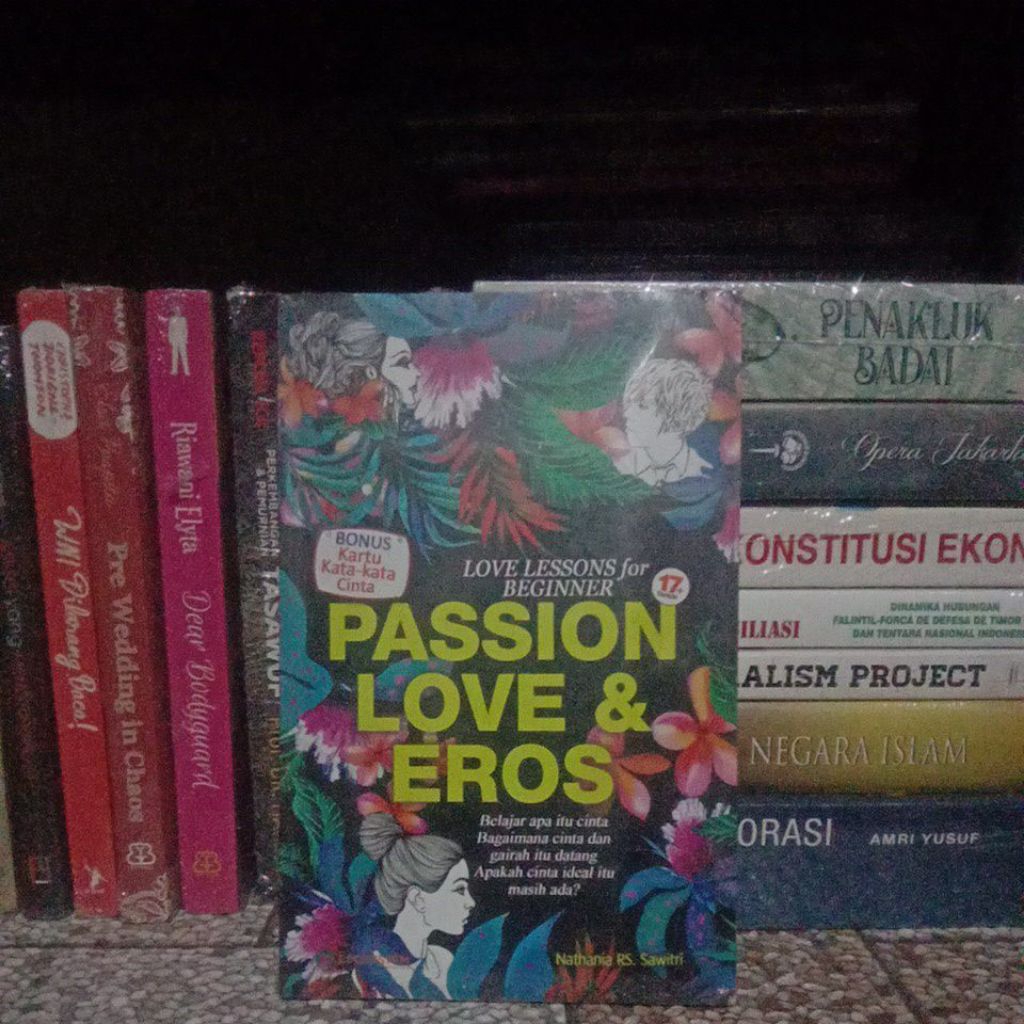 Jual buku psikologi PASSION, LOVE, & EROS (belajar apa itu cinta ...