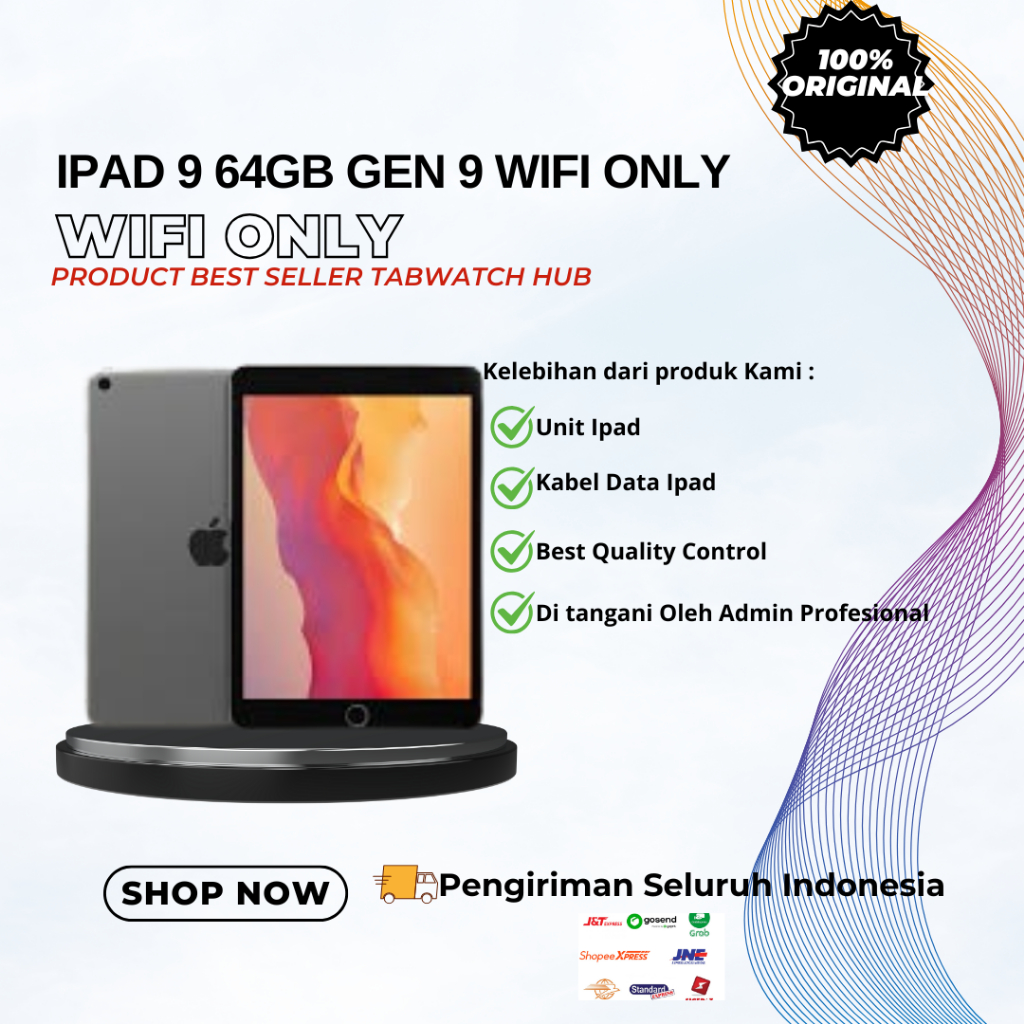 Jual Ipad 9 64GB Gen 9 Wifi Only Second ORIGINAL | Shopee Indonesia