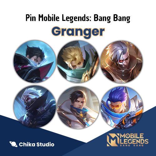 Jual Pin Button Peniti Merchandise Mobile Legends: Bang Bang - Granger ...
