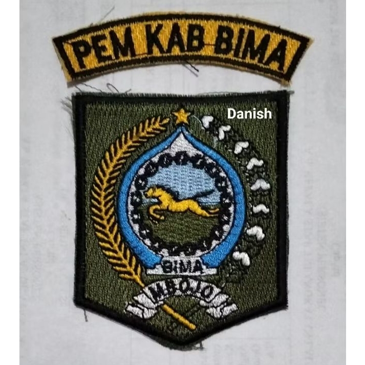 Jual BET BORDIR LOGO LAMBANG PEMKAB KABUPATEN BIMA NTB NUSA TENGGARA ...