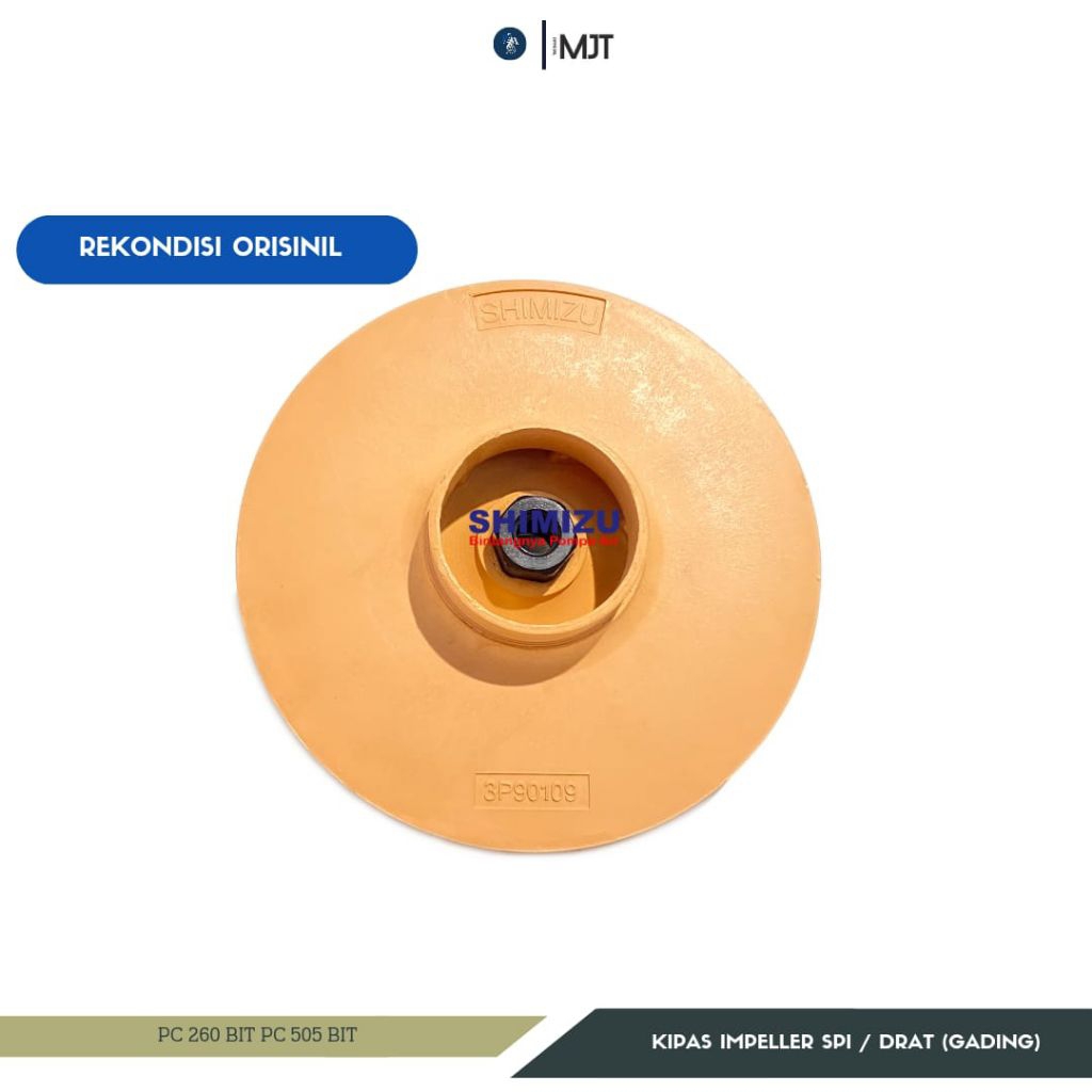 Jual SPAREPART KIPAS IMPELLER POMPA AIR JET PUMP SHIMIZU DRAT | Shopee Indonesia