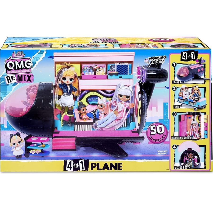 Jual LOL Surprise OMG Remix 4 in 1 Plane Playset Transform MGAE ...