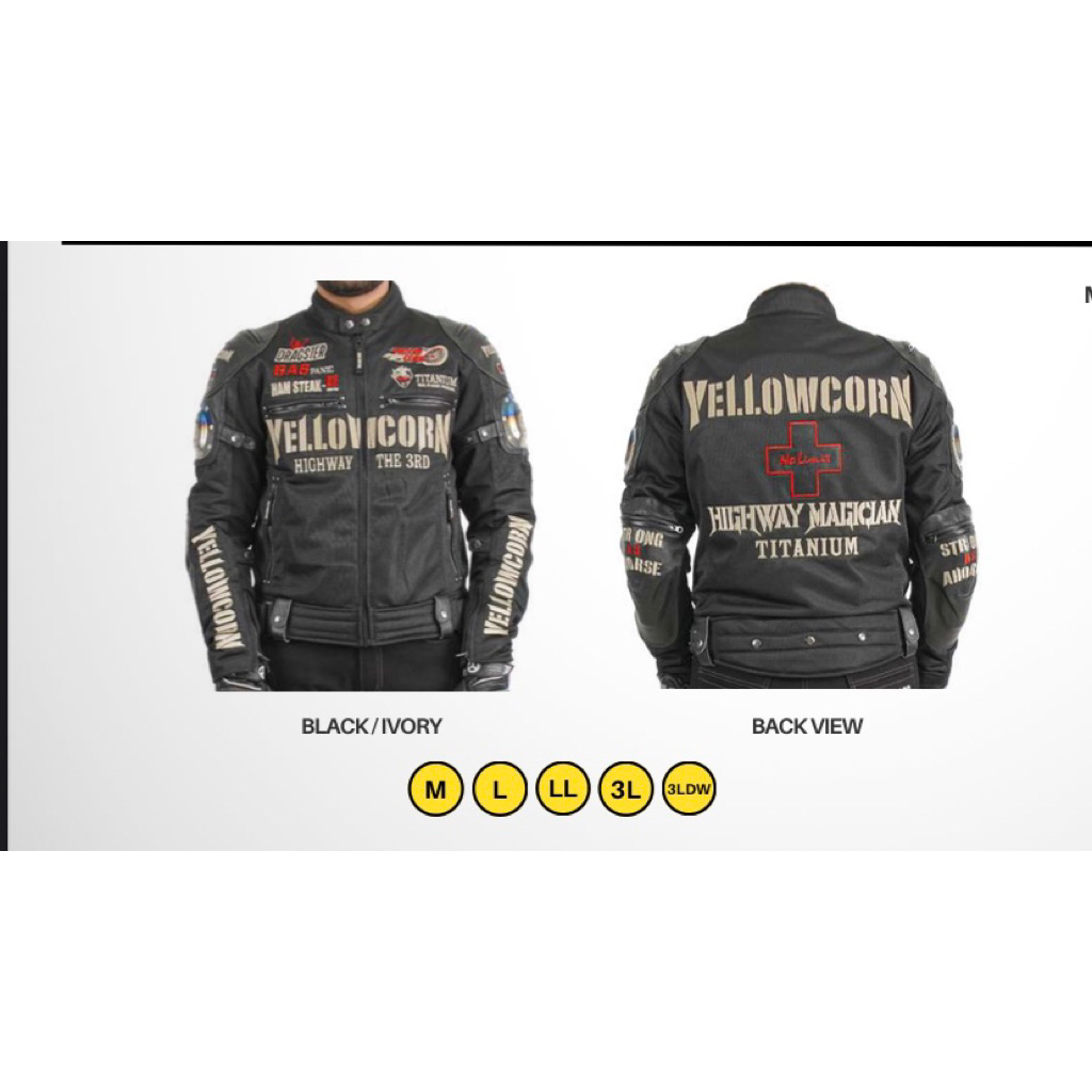Jual JAKET YELLOWCORN YB 5119 YB5119 BLACK IVORY (2025 COLLECTION ...