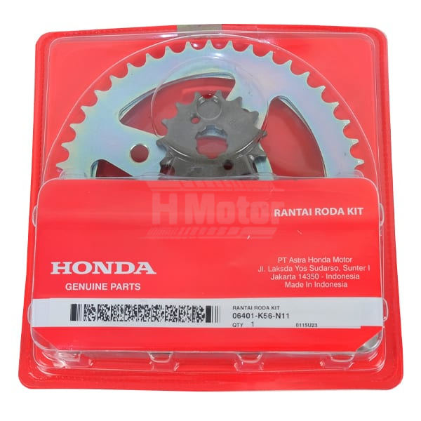 Jual Supra GTR 150 - Honda ORI Drive Chain Kit Rantai Gear / Gigi Tarik Set | Shopee Indonesia
