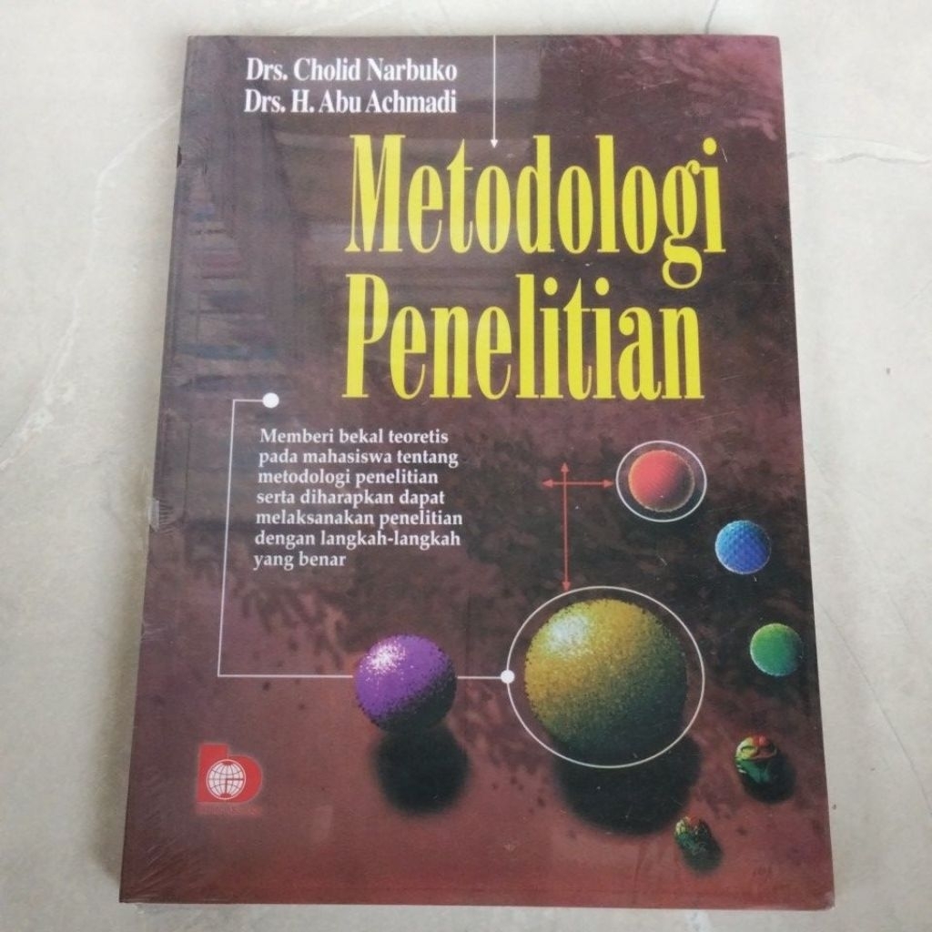 Jual Metodologi Penelitian ( ORI ) #Drs.Cholid Narbuko/Abu Achmadi ...